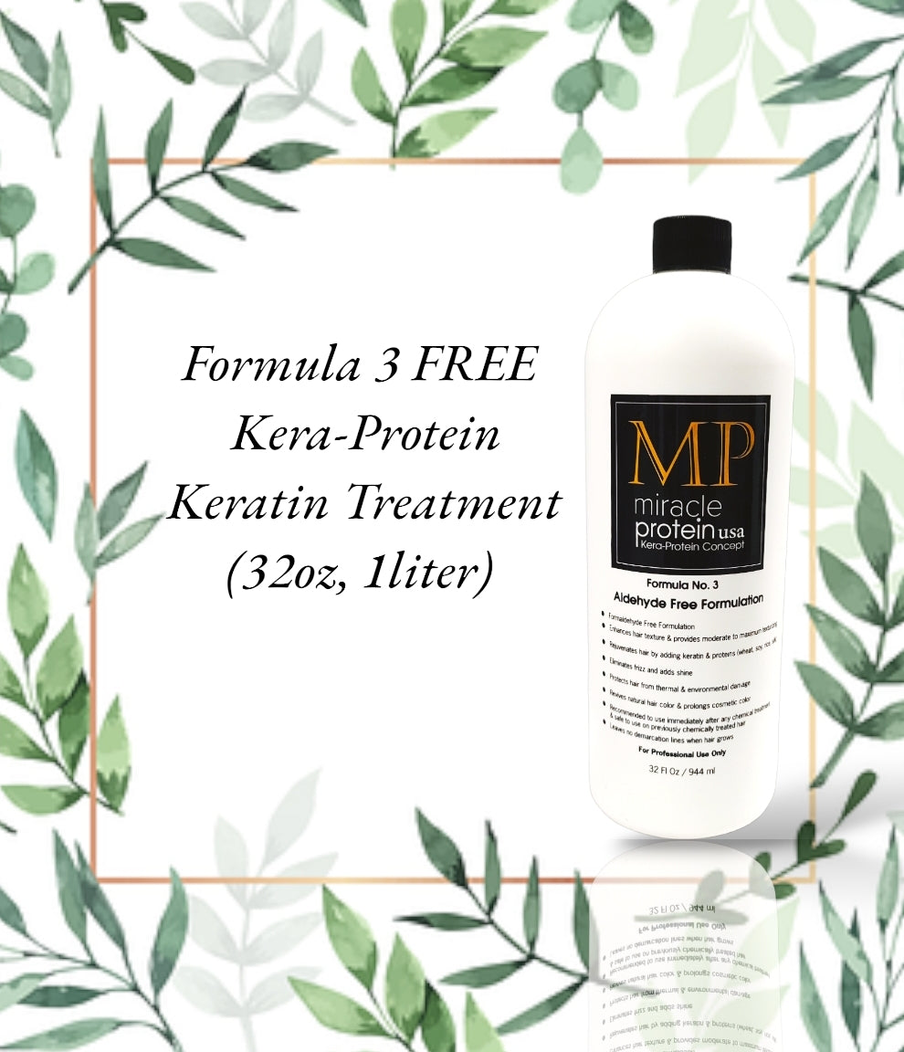 32 Oz Liter Formula 3 Free Kera Protein Keratin Treatment
